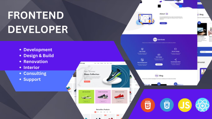 Create Your Landing Page Design Using Html Css Tailwind And Reactjs By Sadiqur1999 Fiverr
