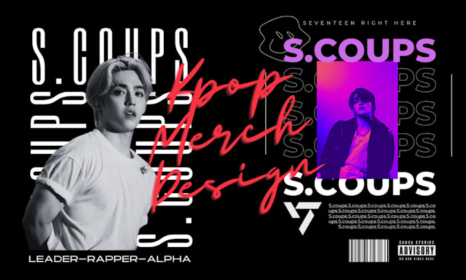 Create kpop inspired merch design by Valerycrdenas | Fiverr