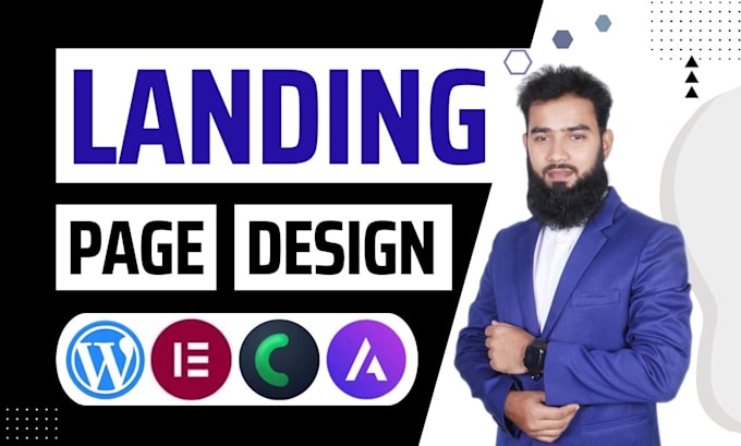 Design responsive wordpress landing page design using elementor pro by Sabbir_niloy | Fiverr