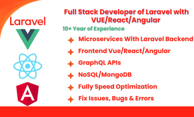 Develop Mobile Apps Backend In Php Laravel With Ui In Vuejs Reactjs Angularjs By Kashusays1
