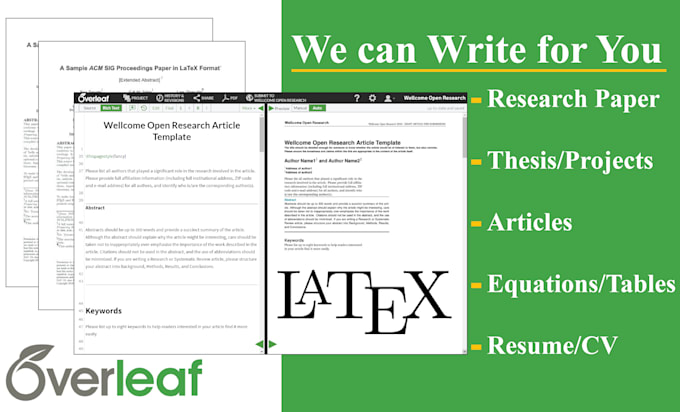 Transform your ideas into polished latex documents in overleaf by ...
