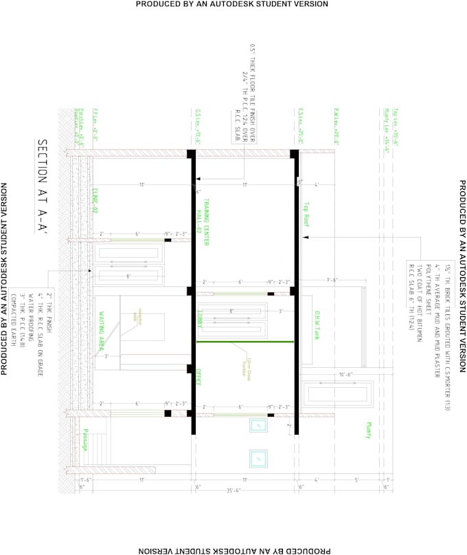 Design section, elevation and convert pdf into autocad file by Rahi355 | Fiverr