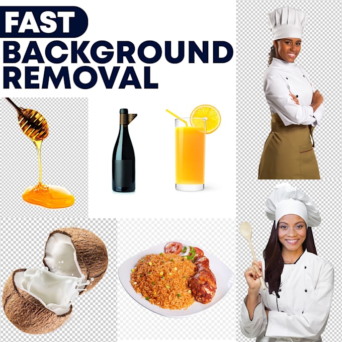 Do any background removal, product retouching, photo editing