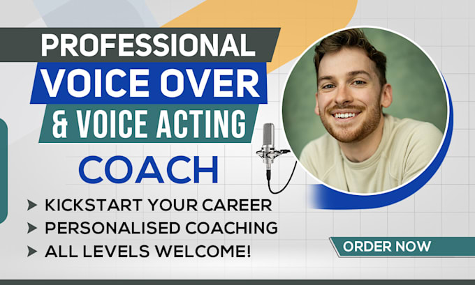 Be your professional voice over and voice acting coach in english by ...