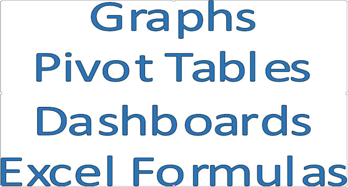 Create graphs, pivot tables and dashboards by Balakrishna_r | Fiverr