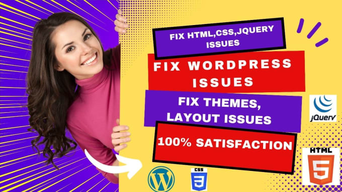 Edit Html Css Jquery And Wordpress On Your Webpage By Huzaifadani Fiverr