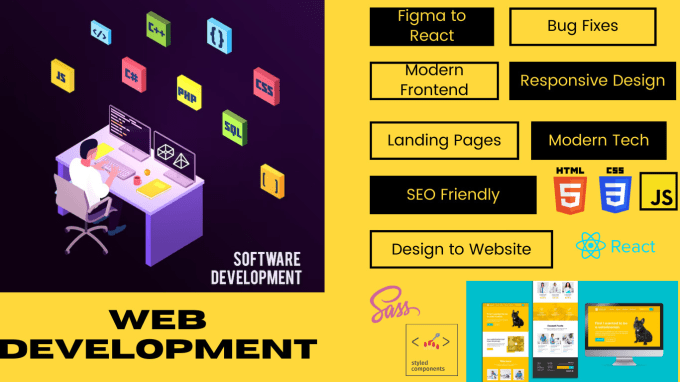Be Your Frontend Developer Using React Styled Components Material Ui Chakra Ui By Gagan022 Fiverr