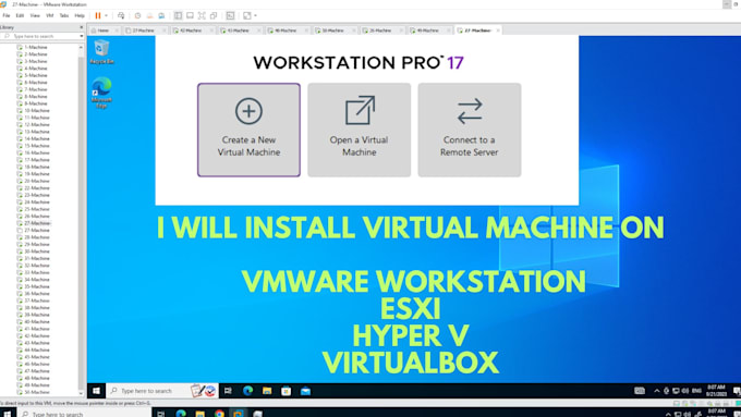 Install virtual machine on vmware,esxi, hyper v, virtual box by ...