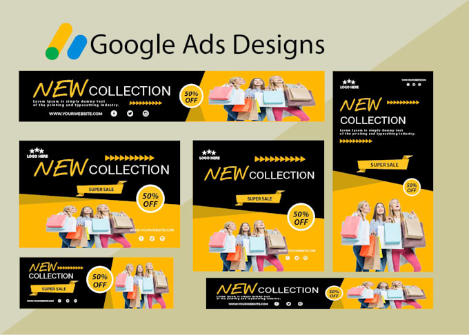 Design amazing google banner ads for adwords display ads by Ah ...