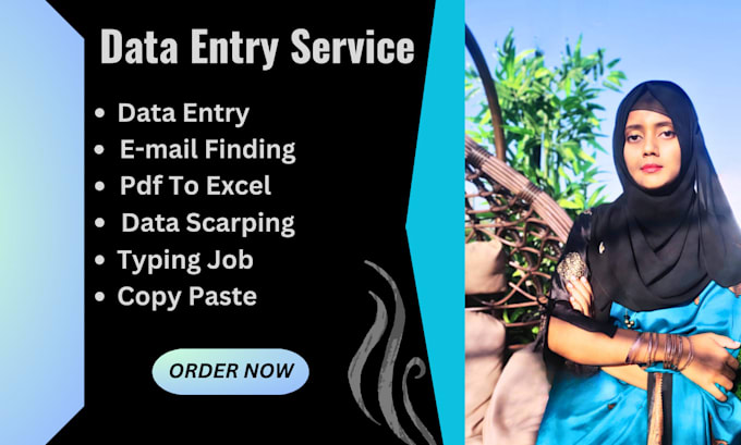 Finished any precise data entry speedily for you by Fatema5422 | Fiverr