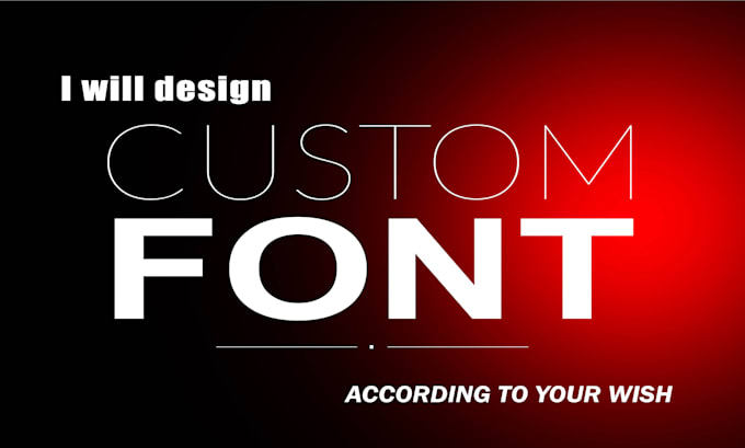 Custom font design and original font with every style by Designeremon_1 ...