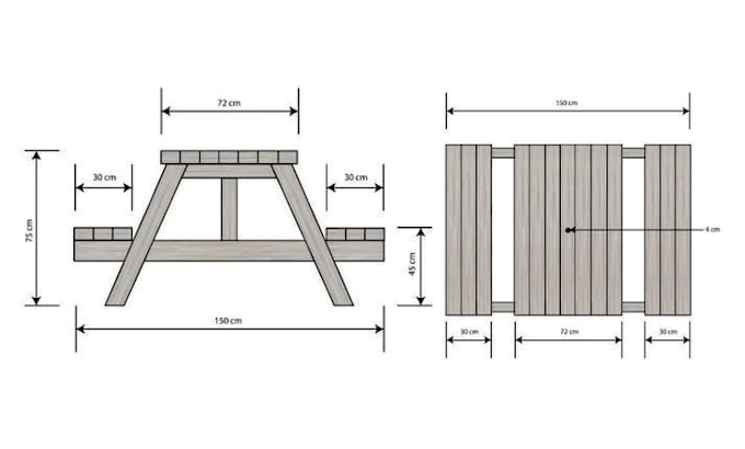 Create 2d, 3d plan for diy furniture and woodwork project for laser cut ...