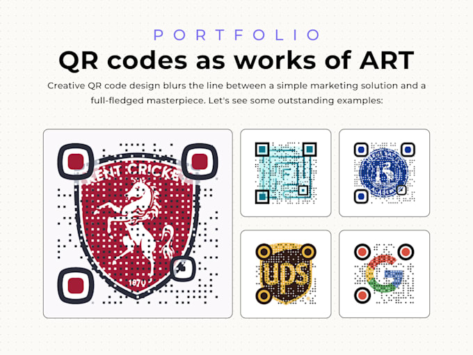 Generate an art qr code with a logo by Sabir1015 | Fiverr