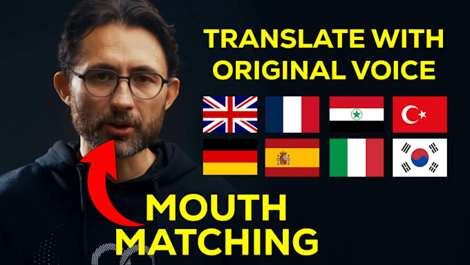 Translate your video with your voice and mouth matching by Waphor | Fiverr