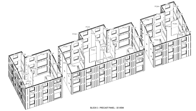Provide structural precast shop drawings with details by Vhieutran | Fiverr
