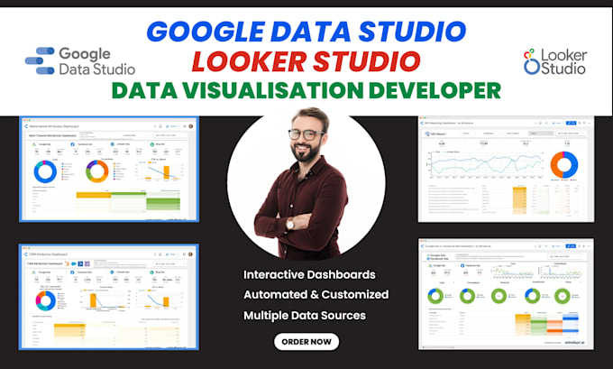 Google data studio visualization analytics dashboard report looker studio report by Zaman2000 ...