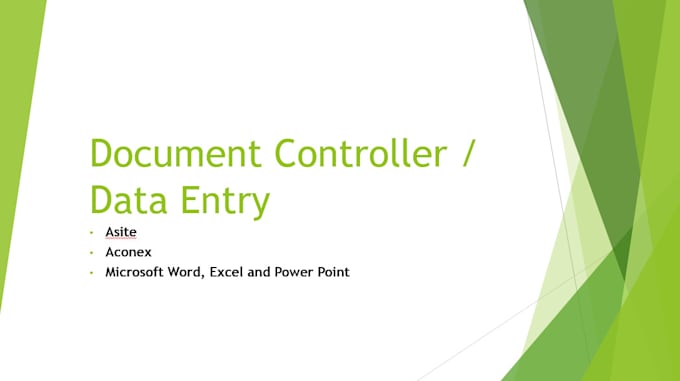 Work as document controller, admin assistant by M_jawadriaz | Fiverr