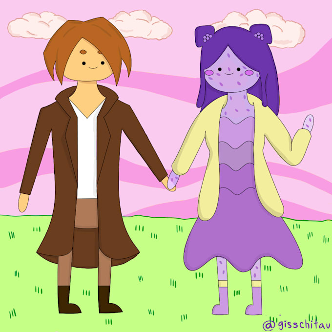 Draw you on adventure time style by Gisschitau | Fiverr