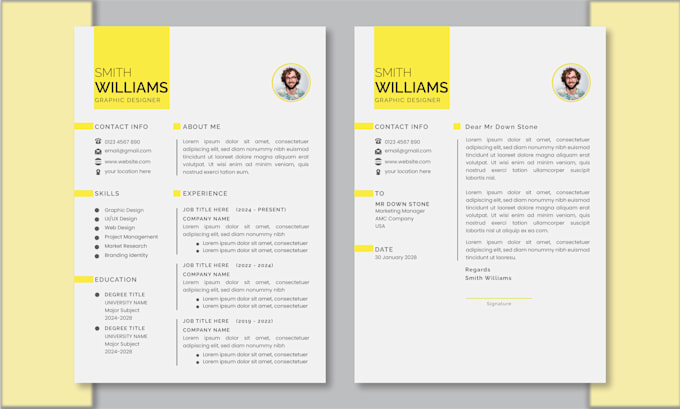 Design your resume with cv writing in multiple formats by Vivid_raiyan ...