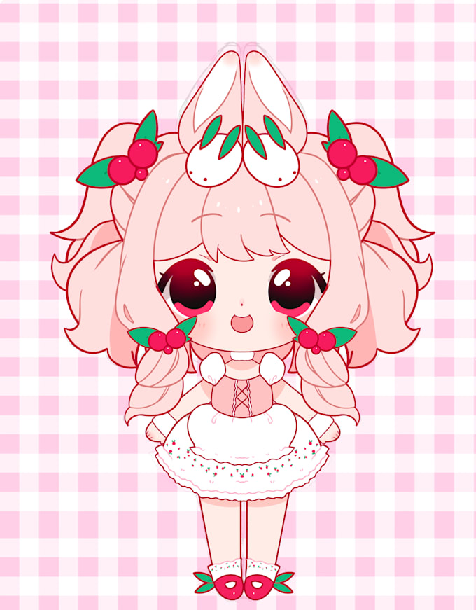 Draw and rig chibi model by Elenaidol | Fiverr