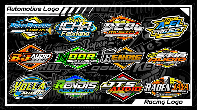 Create amazing automotive and racing logo design with 3d style by ...