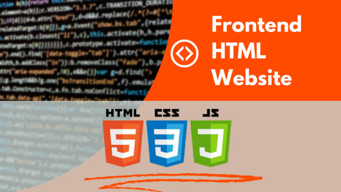Make You A Website In Html Css Javascript Typescript Bootstrap By M