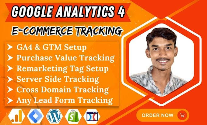 Setup google analytics 4, ga4 ecommerce tracking with server side tracking by Gmcfixer | Fiverr
