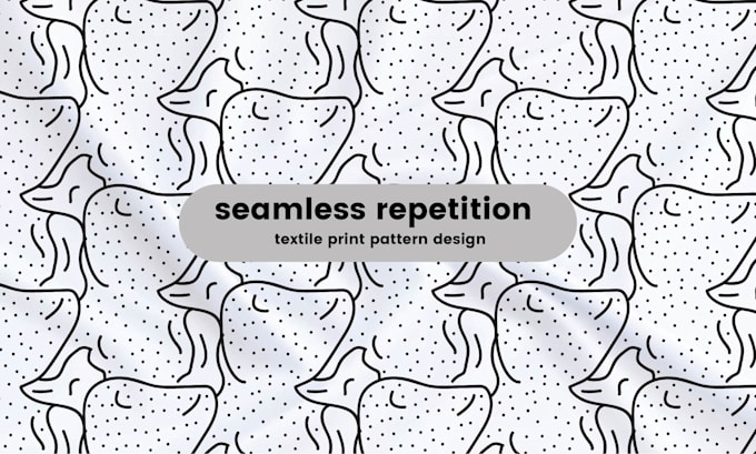 Creative seamless repetition print pattern design vector by ...