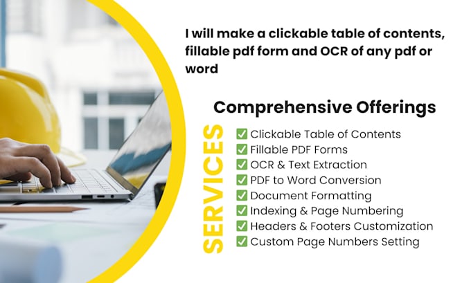 Create a clickable table of contents of any pdf or word by ...