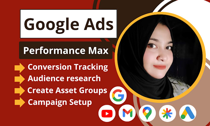 Setup and manage google ads performance max campaign search ads by Mehjabinmridula | Fiverr