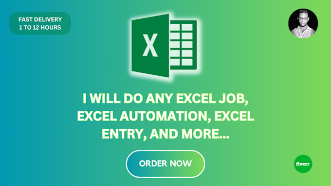 Do Excel Spreadsheet Excel Vba Data Entry Excel Functions By Ilyaskadvoice Fiverr 