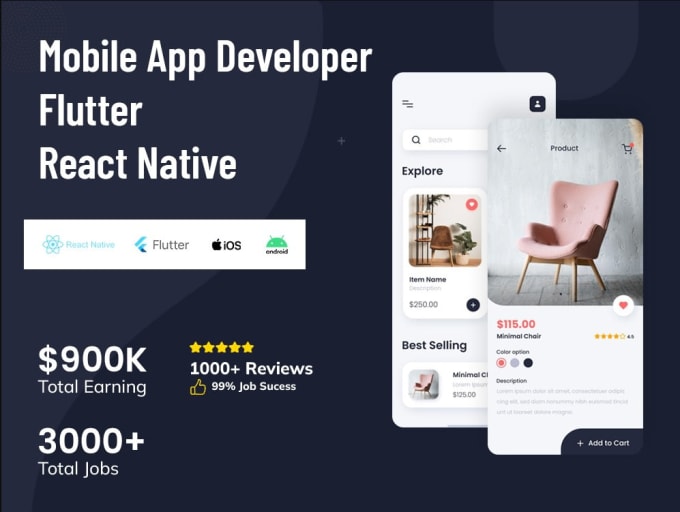 Flutter Developer Flutter App Flutter Flow Mobile App Development Android Ios By Horart Fiverr