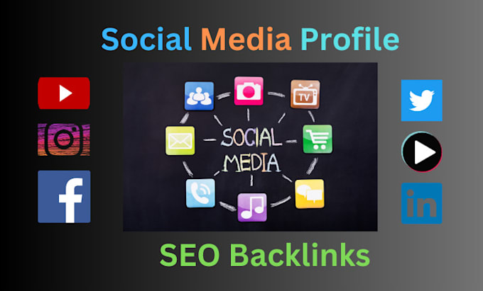 Create branded social media profiles backlinks for your site by ...