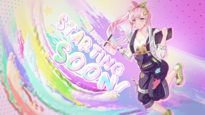 Make your vtuber starting screen by Algas6 | Fiverr