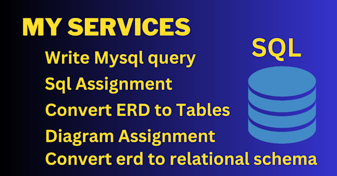 Design database, erd, sql queries, normalization and all task by Sldeem ... Design database, erd, sql queries, normalization and all task by Sldeem ...