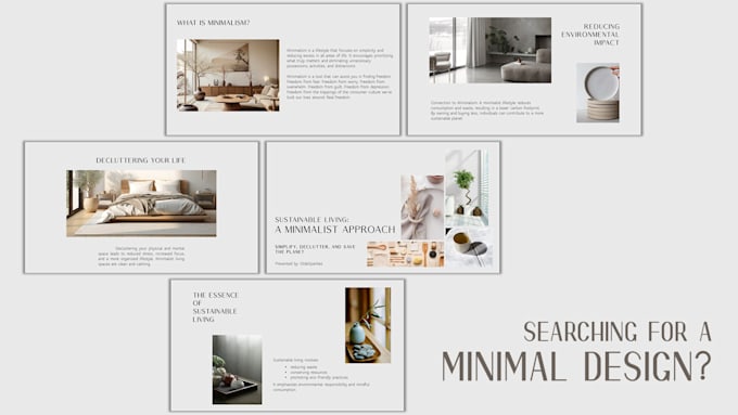 Design aesthetic powerpoint presentations by Slidesparkles | Fiverr