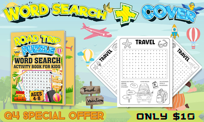 Create custom word search mazes and sudoku puzzle books for amazon kdp ...