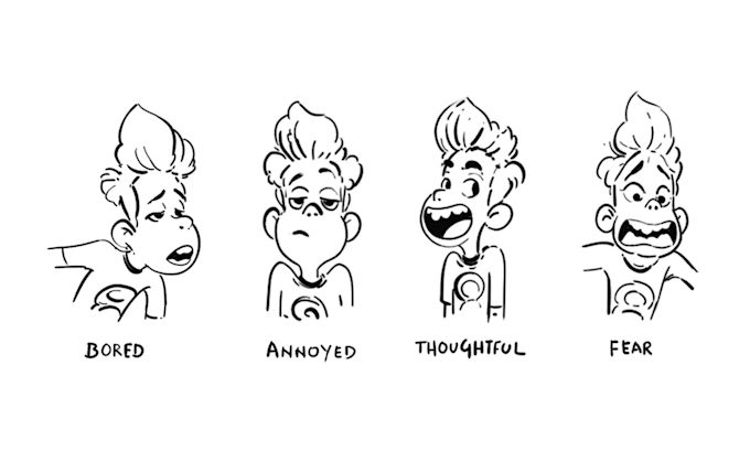 Draw a character expressions sheet for you by Anuththara0007 | Fiverr