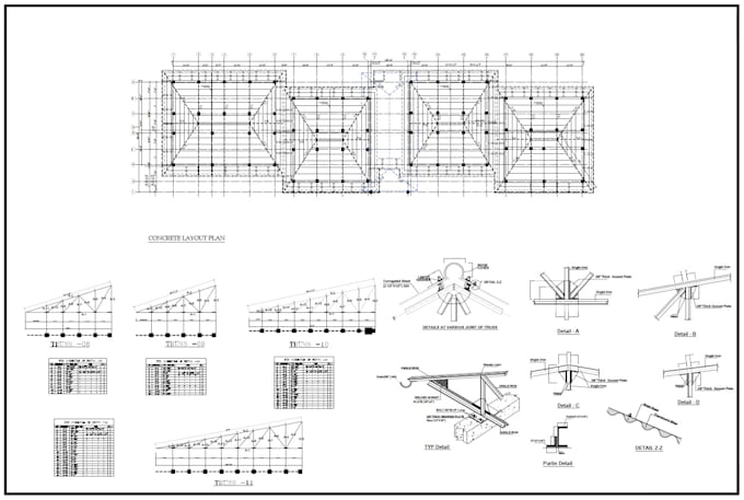 Make structure drawings for approval and construction by Saadali10050 | Fiverr