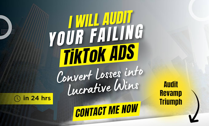 Audit your tiktok ad campaigns by Kowalskialex_od | Fiverr