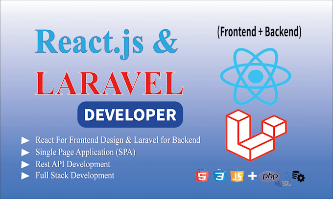 Create Full Website Using React And Laravel By Ismailmsc24 Fiverr
