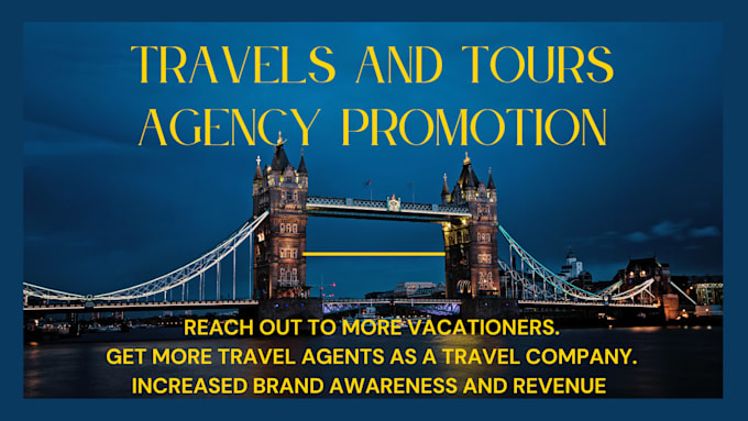 Create promote travels and tours site agency by Steven_bright1 | Fiverr