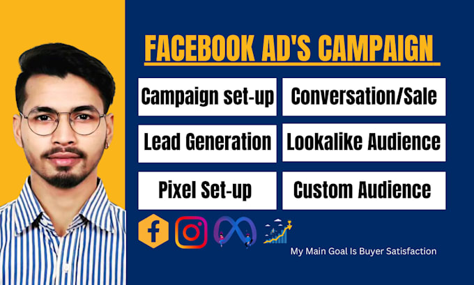Setup and manege ur fb and instagram ads campaign increase to lead and ...