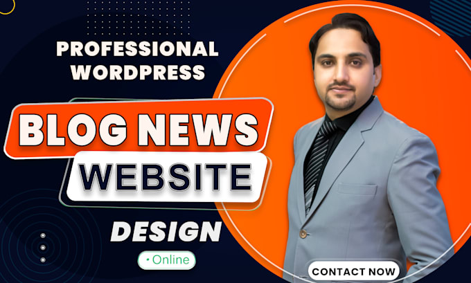 Create professional wordpress blog website design by Technotracks | Fiverr
