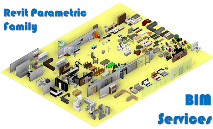 Model bim parametric revit family by Mirjariyadh | Fiverr