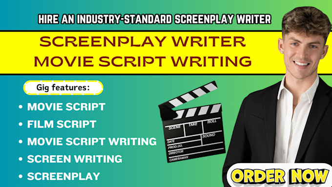 Be your screenplay writer, scriptwriter, movie script writer by Paul ... Be your screenplay writer, scriptwriter, movie script writer by Paul ...
