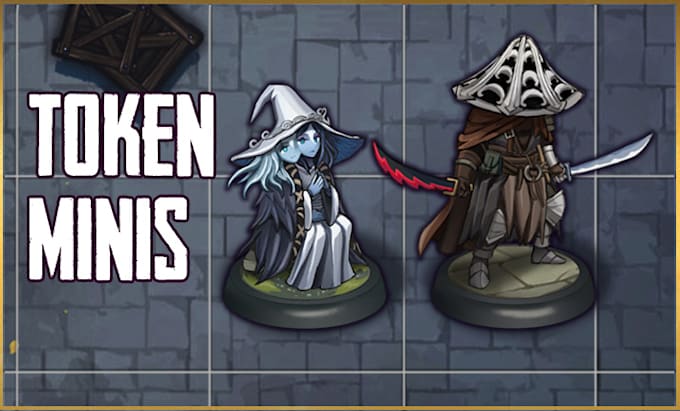 Draw token dnd dungeon and dragons characters by Wahidhn | Fiverr