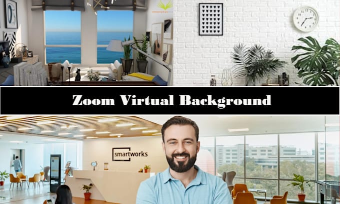 Design zoom virtual background by Ahmadumer515 | Fiverr