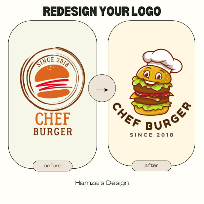 Redesign logo, remake or do vector conversion by Hamza_at_work | Fiverr