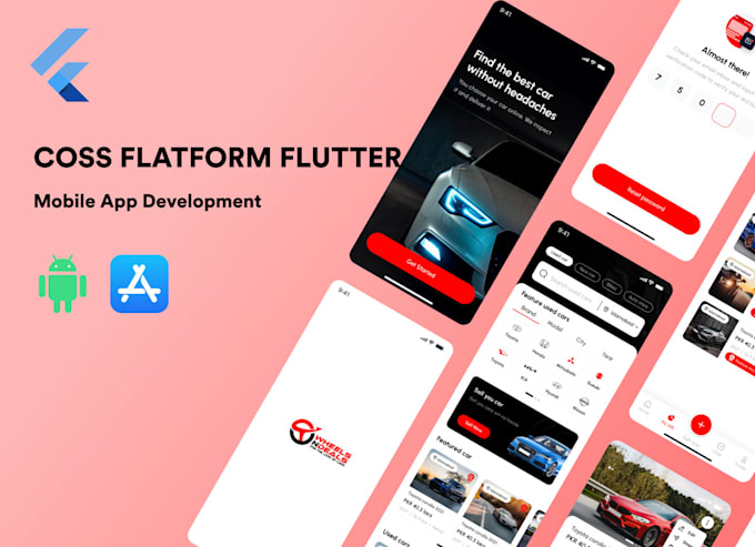 Be your dedicated flutter app developer by Aqib_uiux | Fiverr
